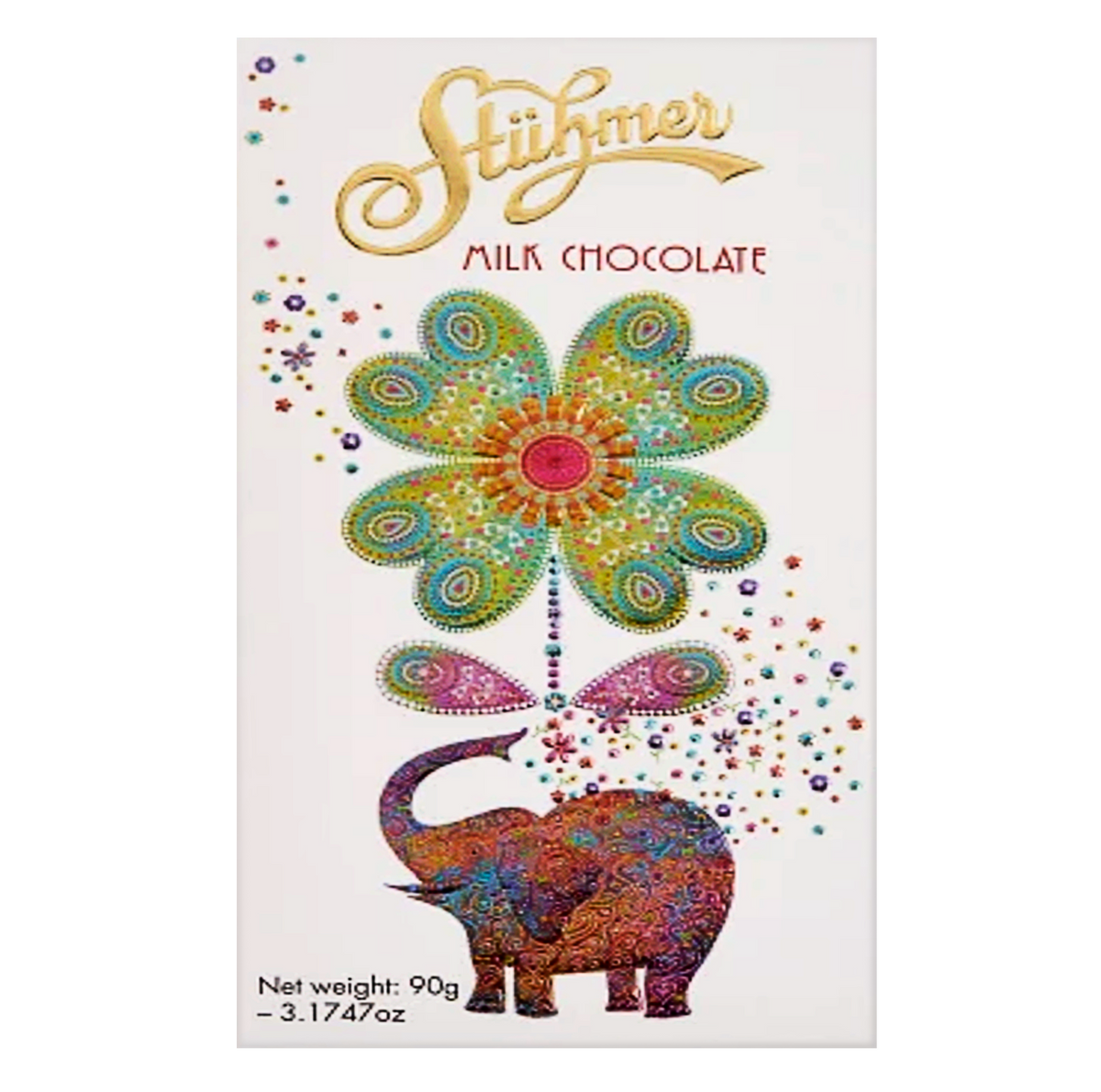 STUHMER Milk Chocolate Bar, Elephant 90g – Hungarian Fine Foods
